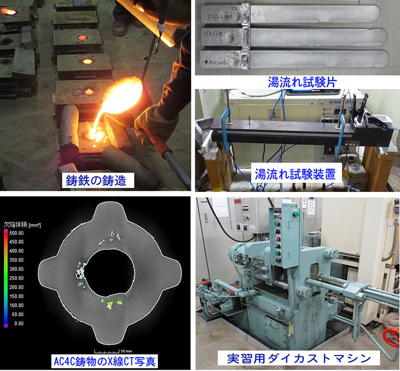 ものつくり大学 技能工芸学部 情報メカトロニクス学科 岡根研究室（高温プロセス研究室） | 鋳造工学｜研究室データベース
